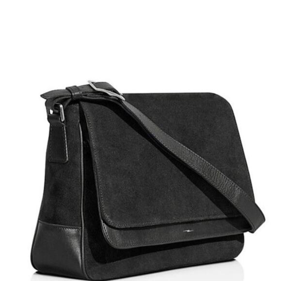 Shinola | Bags | Shinola Detroit Suede Leather Saddle Bag Purse Black ...